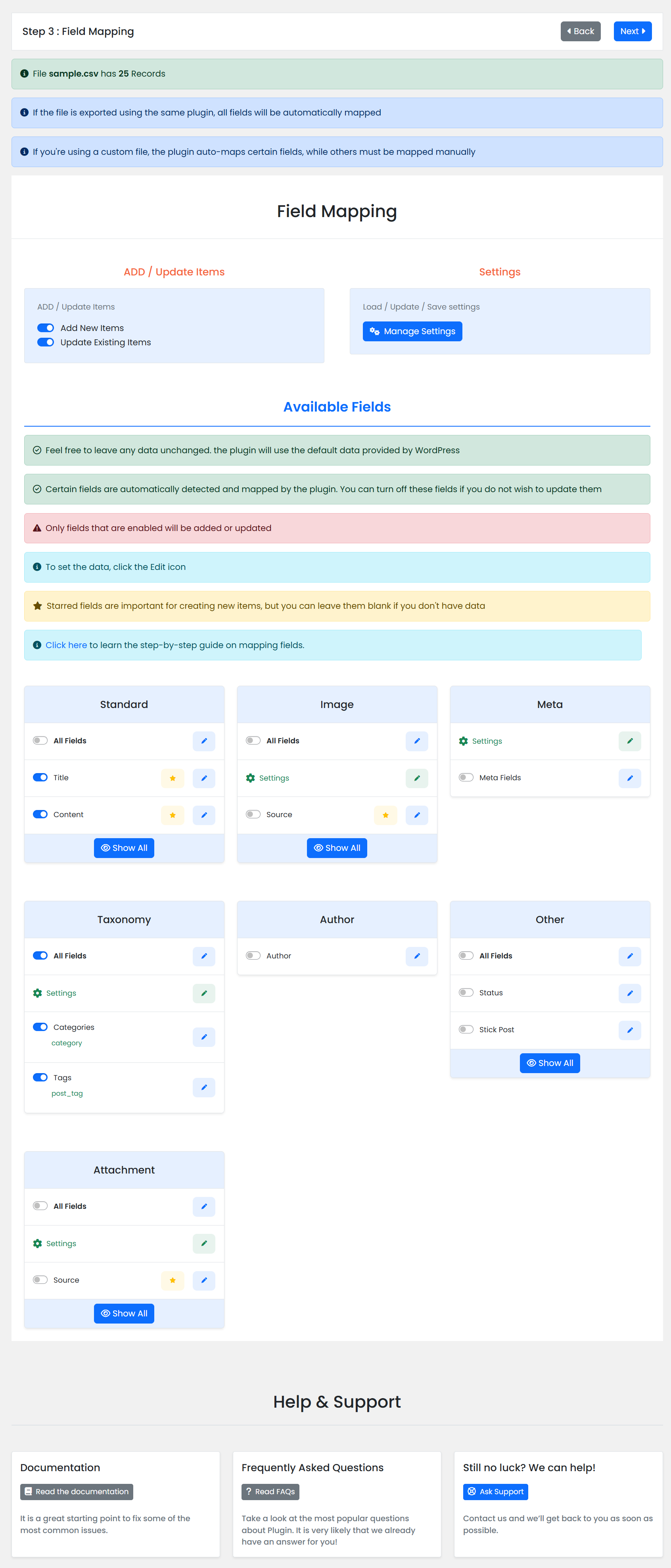 WP Import Export by vjinfotech | CodeCanyon